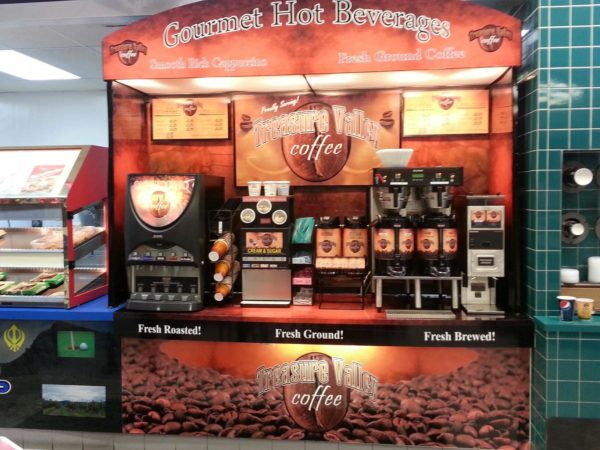 Convenience Store Installation Photos - Treasure Valley Coffee NW